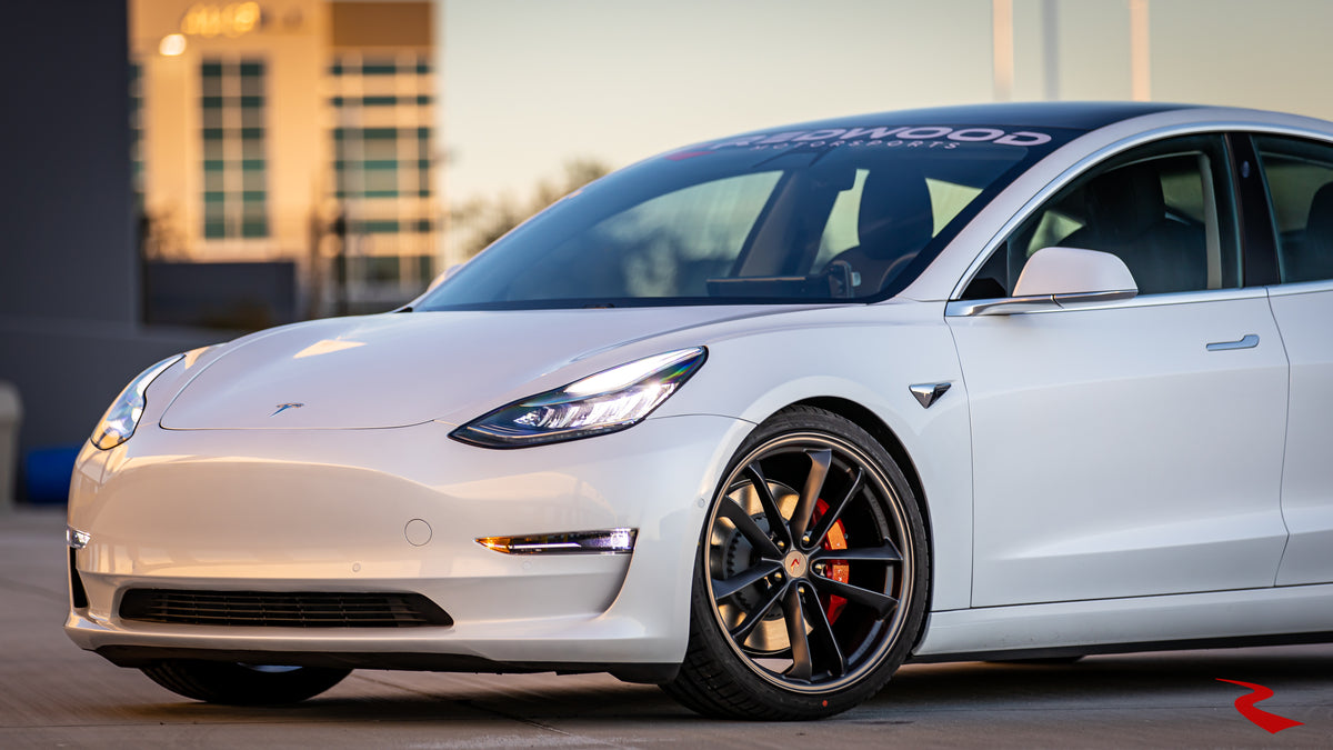 Redwood Forged RW-S5 Cyclone Wheel 19x9.5 +35 - Tesla Model 3 - Set of ...